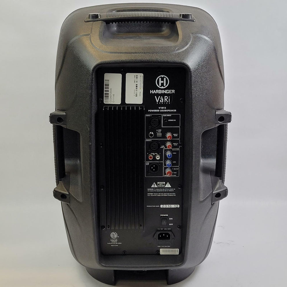 HARBINGER V1012 VARI Active PA Speaker | Grade B – Comprenew ...